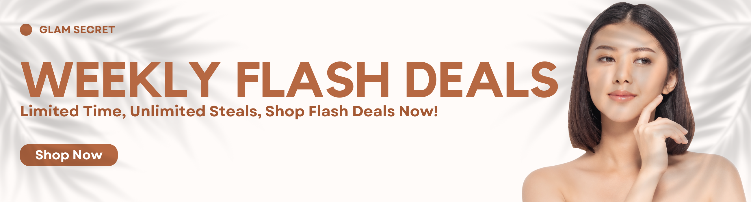 Weekly Flash Deals in Glam Secret Up to 50% Discount Shop now!
