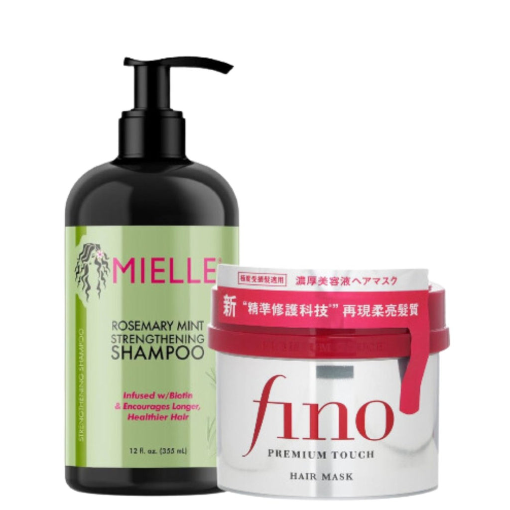 Mielle Shampoo & Fino Hair Mask Set | Glam Secret